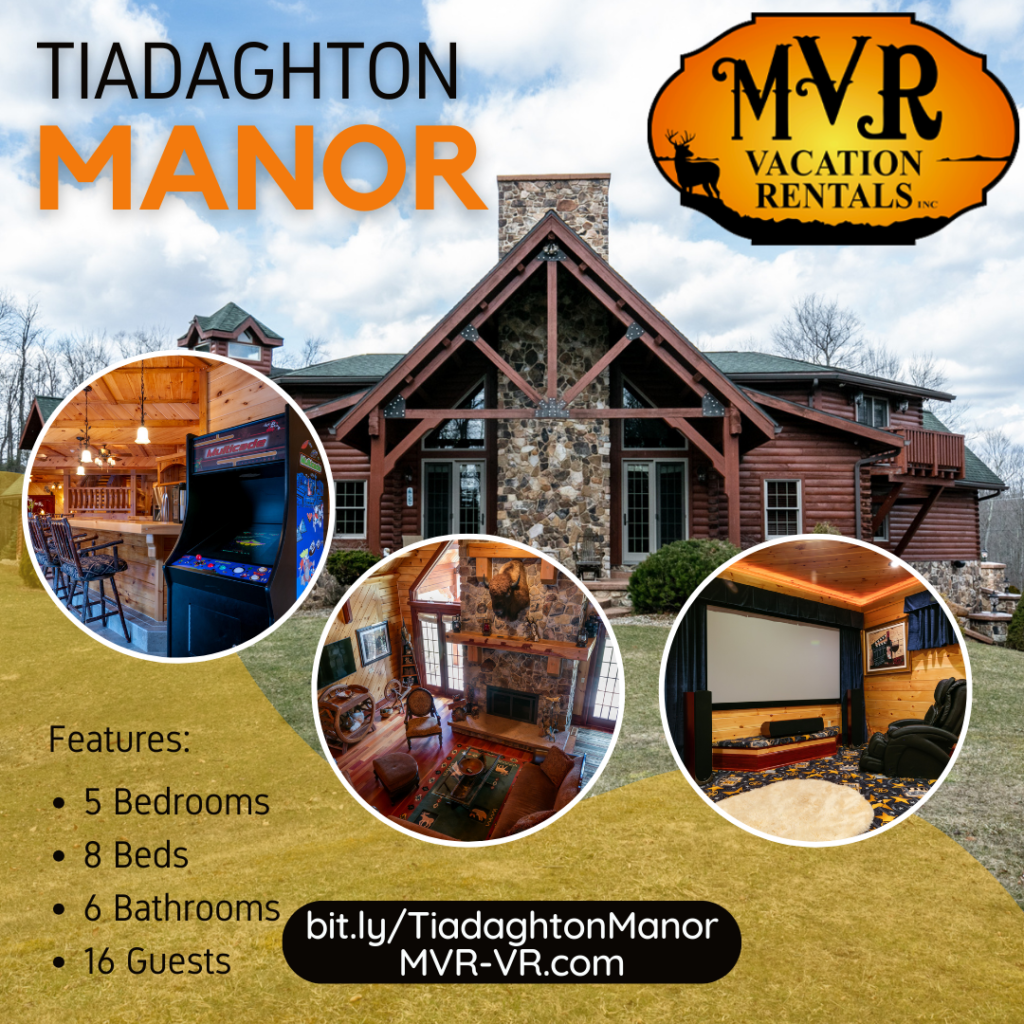 Tiadaghton Manor: Your Ultimate Luxury Getaway - MVR Vacation Rentals